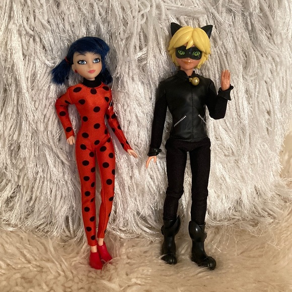 Toys | Miraculous Ladybug Cat Noir Dolls | Poshmark